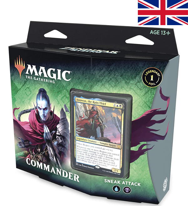 Magic Zendikar Rising Commander Deck Sneak Attack - Inglés, Stickerpoint