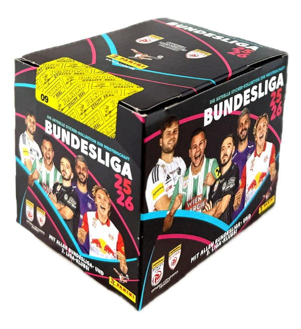 Panini Bundesliga Austria 2025-26 Cromos - 1 Caja (=50 sobres ...