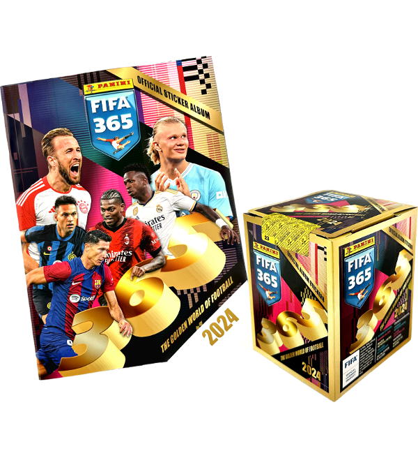 Panini FIFA 365 2024 Cromos - Álbum + Caja de 36 sobres, Stickerpoint