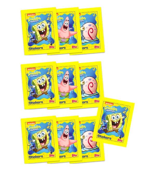 Topps SpongeBob 2020 Cromos - 10 Sobres, Stickerpoint