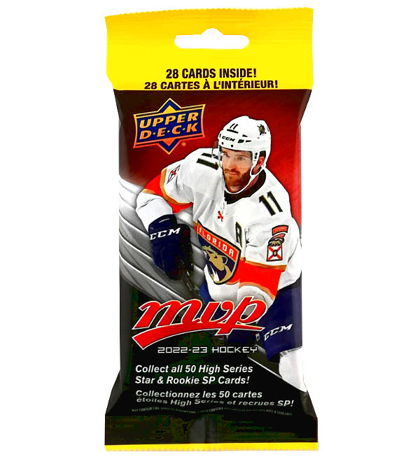Upper Deck NHL 2022-23 MVP Hockey - Fat Pack de 28 cards, Stickerpoint